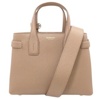 Burberry Sac &agrave; main mini Pre-owned - Femme - Pre-owned - Beige - Taille: ONE Size