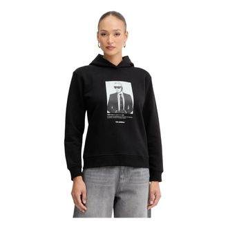 Karl Lagerfeld Damen, Sweatshirts & Hoodies, Schwarzk, SGr&ouml;&szlig;e