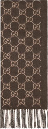 Gucci GG Kaschmirschal - - Accessories - Herren - Braun - ONE SIZE