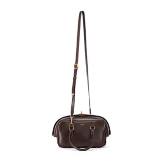 Balenciaga Leder-Umh&auml;ngetasche - - Bags - Damen - Braun - ONE SIZE
