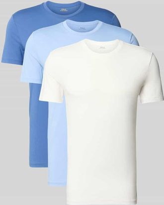 Ralph Lauren Regular Fit T-Shirt-Set aus reiner Baumwolle im 3er-Pack