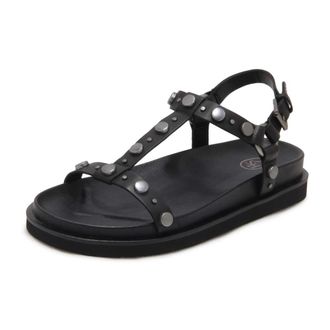Ash Ugo Sandale mit Nieten und T-Riemen - - Shoes - Damen - Schwarzk - 39 EU