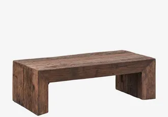 Sklum Table basse rectangulaire 120x60 cm en bois de Juvira recycl&eacute; SKLUM 120 x 60 cm