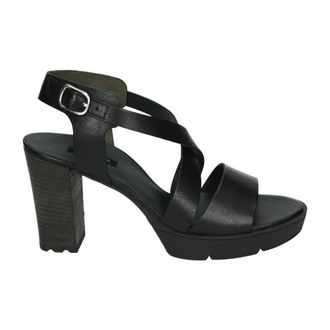 Paul Green Sportliche Schwarze Sandalen mit Gummisohle - - Shoes - Damen - Schwarzk - 41 EU
