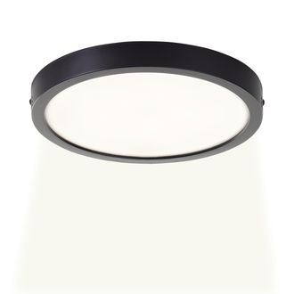 Brilliant LED Deckenleuchte Navara, &Oslash; 27,5cm, H&ouml;he 3 cm, 1900 Lumen, 4000 Kelvin, IP44 spritzwassergesch&uuml;tzt, Ideal f&uuml;r Bad und Feuchtr&auml;ume, Flach und Energiesp