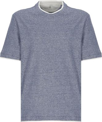 Brunello Cucinelli Herren, Oberteile, Blau, 2XLGröße