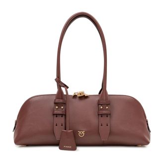 Pinko Pinko, Femme, Sacs, Brun, Taille: ONE Size Escape Bag Horizontal