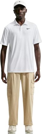 Nike Performance Poloshirt f&uuml;r Herren, kurz&auml;rmlig (Wei&szlig;/Schwarz)