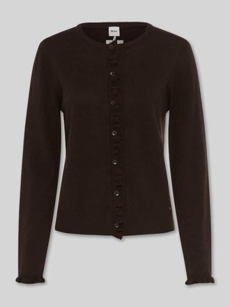 Brax Slim Fit Strickjacke aus Schurwoll-Kaschmir-Mix Modell ANN