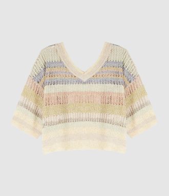 Mes Demoiselles... Pull Faika Beige