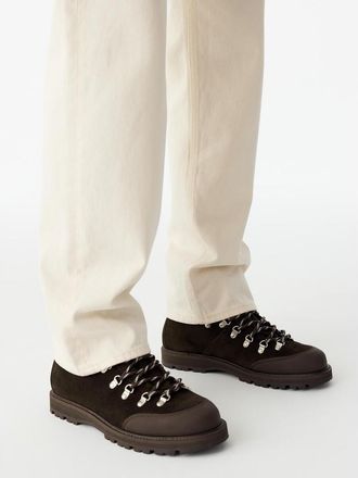 Arket Wanderstiefel Aus Veloursleder -Braun