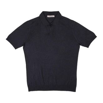 La Fileria Blaues Skipper Polo Shirt - - Tops - Herren - Blau - 4XL