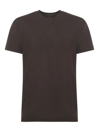 Zanone t-shirt en coton - Marron