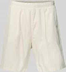 Review Loose Fit Shorts aus Baumwoll-Leinen-Mix