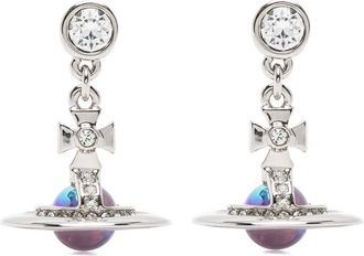 Vivienne Westwood New Petite Orb drop earrings - Silber