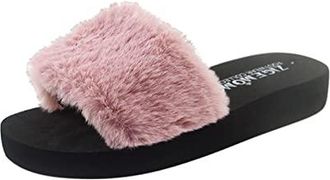 Generic Pantoufles d&eacute;t&eacute; pour femme avec semelle plantaire, pantoufles pour femme, pantoufles individuelles pour femme, chaussures de loisirs, antid&eacute;rapantes, 