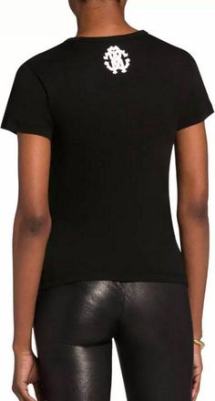 Roberto Cavalli T-Shirt Firenze RC Tiger Logo Cotton geh&ouml;rt zur ikonischen Hauptkollektion