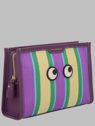 Anya Hindmarch Womens Mesh Pouch Multicolour Recycled Clutch Bags