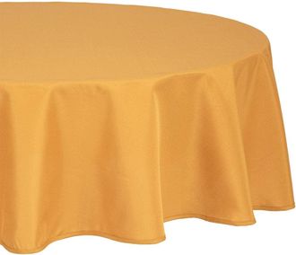 Atmosphera Atmosphera - Anti-Flecken Tischdecke - ockergelb - D180 cm - Senfgelb
