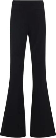 Elisabetta Franchi Femme, Pantalons, Noir, Taille: 42 FR Pantalon Cr&ecirc;pe Stretch Double &Eacute;paisseur