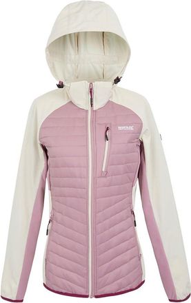 Regatta Pro Hybrid II Steppjacke f&uuml;r Damen (36 DE) (Helles Vanillegelb/Lila)