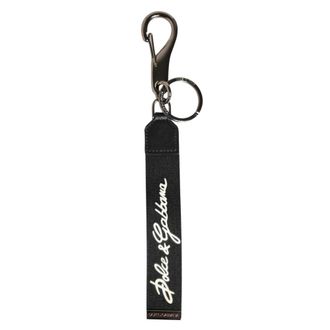 Dolce & Gabbana Fabric Keyring - - Accessories - Herren - Schwarzk - ONE SIZE