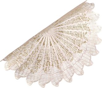 DOITOOL 6st&uuml;cke Hitzebest&auml;ndige Tischsets Mit Hohlkammern Fleckenabweisende Platzsets Aus PVC rutschfest Und Waschbar F&uuml;r Zuhause Und Partys