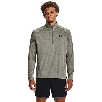 Under Armour UA Tech pour Homme.5 Zip à Manches Longues Maillot de survêtement, Vert