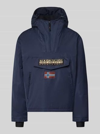 Napapijri Jacke mit Kapuze und kurzem Rei&szlig;verschluss