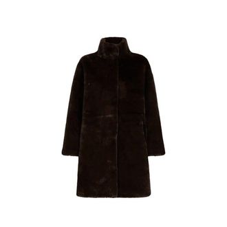 Apparis Manteau l&eacute;opard &agrave; col montant