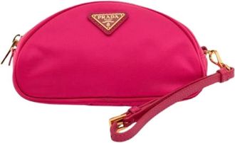 Prada Pre-owned Nylon Pouch - - Pre-owned - Damen - Rosa - ONE SIZE