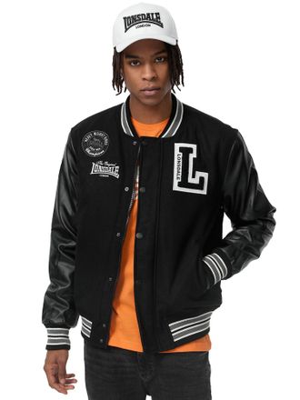 Lonsdale Herren Oxford All Season Sweatshirt, Schwarz, XXXL