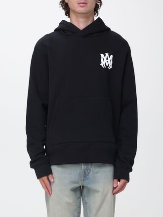 Amiri Sweat &agrave; capuche en coton avec logo contrastant
