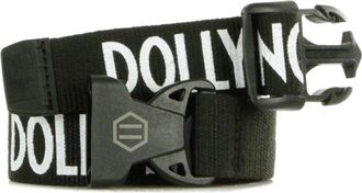 Dolly Noire Schwarzer Logo G&uuml;rtel f&uuml;r M&auml;nner - - Accessories - Herren - Schwarzk - ONE SIZE