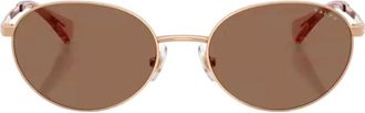 Ralph Lauren Femme, Accessoires, Rose, Taille: 55 MM Oval Metal Lunettes de soleil