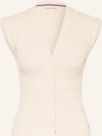 Tommy Hilfiger Strickweste weiss