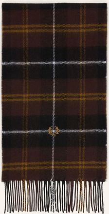 Fred Perry Schal Lambswool braun