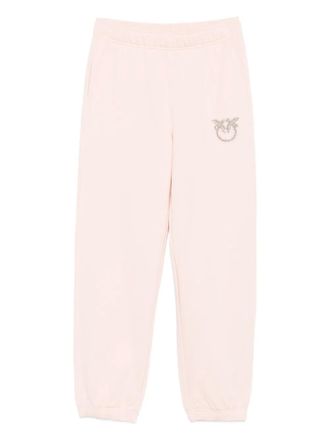 Pinko pantalon de jogging à logo - Rose