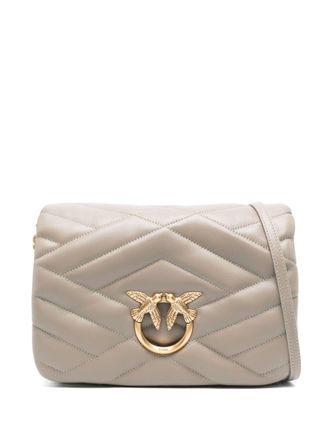 Pinko sac à bandoulière Love Click Puff - Gris