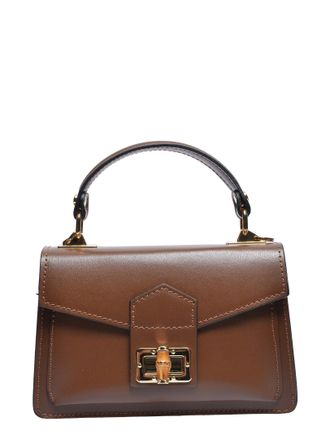 Roberta M Kastanienbraun Rindsledertasche
