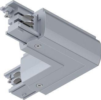 Paulmann 91371 Schienensystem ProRail3 Verbinder L-Stück Innen 101x101mm max. 3.680W Silber Schienensysteme Deckenschiene Metall, Kunststoff