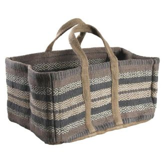 Aubry Gaspard Aubry Gaspard - Sac &agrave; b&ucirc;ches en toile de jute &eacute;paisse Pampa