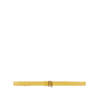 Elisabetta Franchi Femme, Accessoires, Jaune, Taille: XL Ceinture en cuir avec boucle