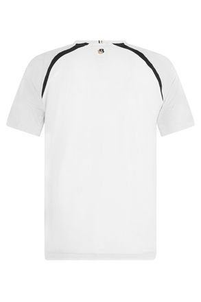HUGO BOSS Mens Short-Sleeve Technical T-Shirt White Polyester T-Shirts And Polos