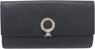 Bulgari unisex, Pre-owned, Noir, Taille: ONE Size Portefeuille Vintage Pre-owned