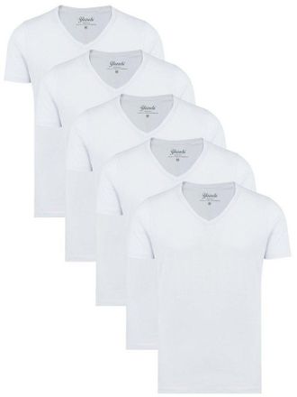 Yazubi T-Shirt modisches Shirt Mythic (Spar-Set, 5er-Pack) bequemes T-shirt mit V-Ausschnitt