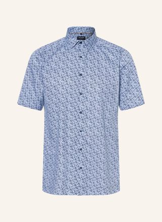 Olymp Kurzarm-Hemd Luxor Modern Fit blau