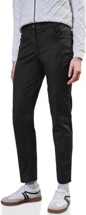 Cecil B378562 Pantalon Coupe ajustée, Noir, 27W / 30L Femmes