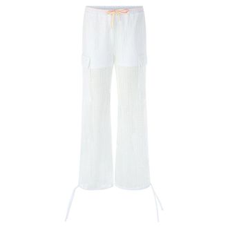 Marc Cain Damen, Hosen, Wei&szlig;, MGr&ouml;&szlig;e