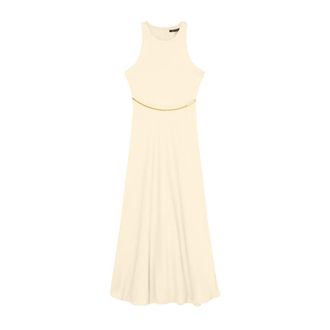 A|X Armani Exchange Flie&szlig;endes Midikleid aus Satin-Cr&ecirc;pe - - Dresses - Damen - Gelb - S